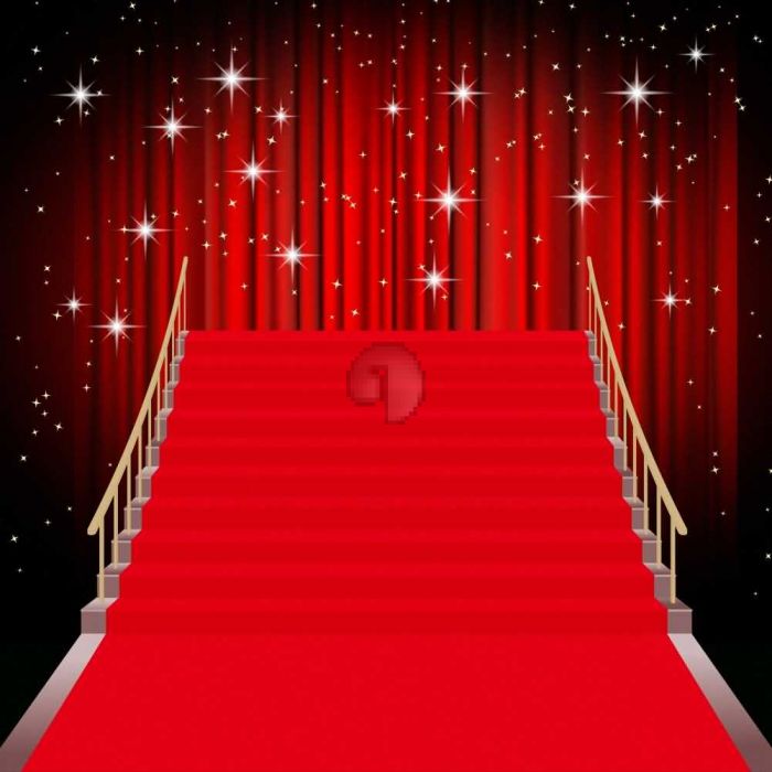 Red Carpet Theme Background