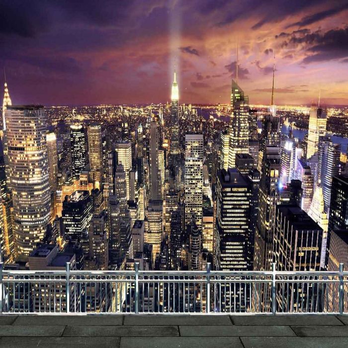 Peaceful City Nightscape Computer Printed Photography Backdrop, XLX-372 ...